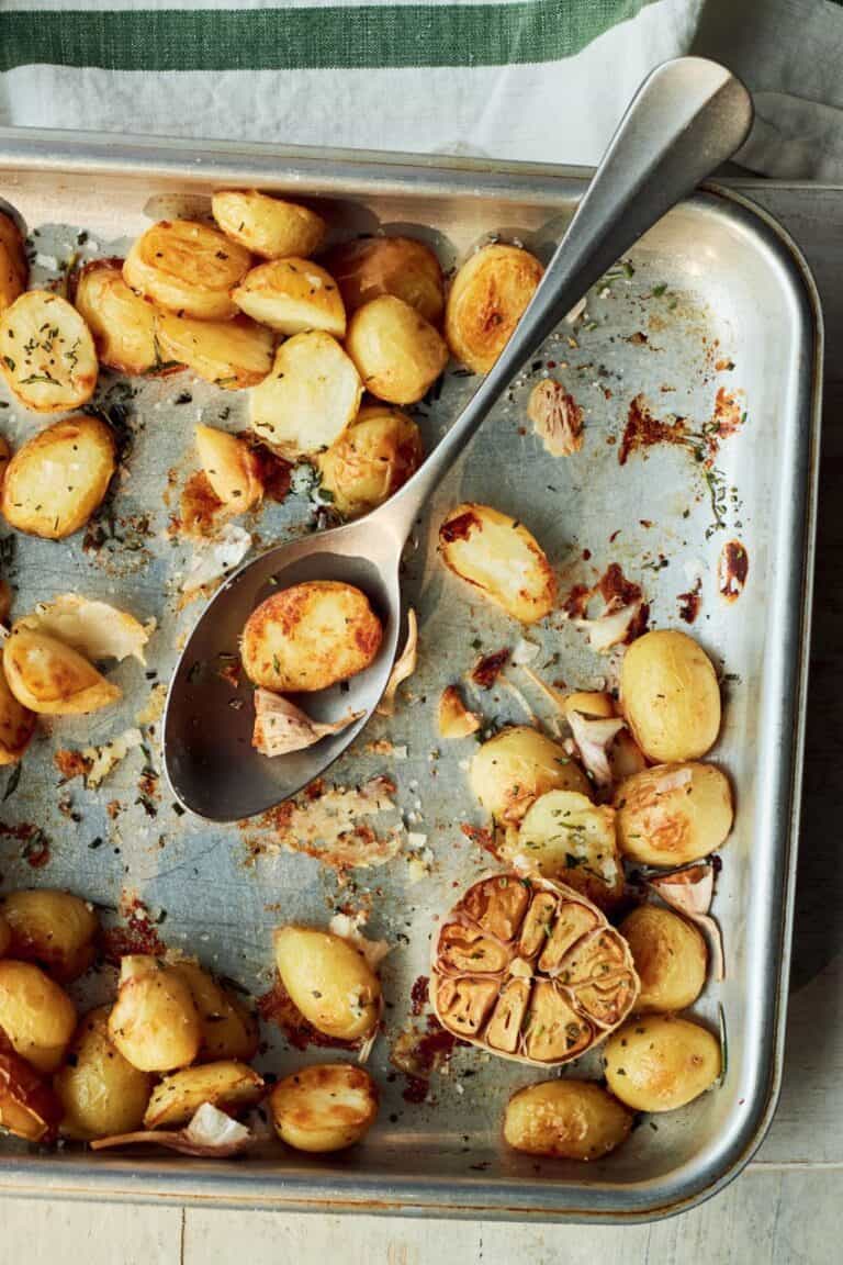 Mary Berry Garlic Roasted Potatoes with Rosemary - Mary Berry Recipes