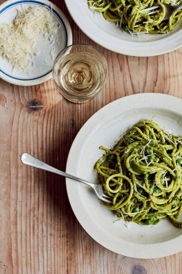 Mary Berry Pea and Pesto Spaghetti - Mary Berry Recipes