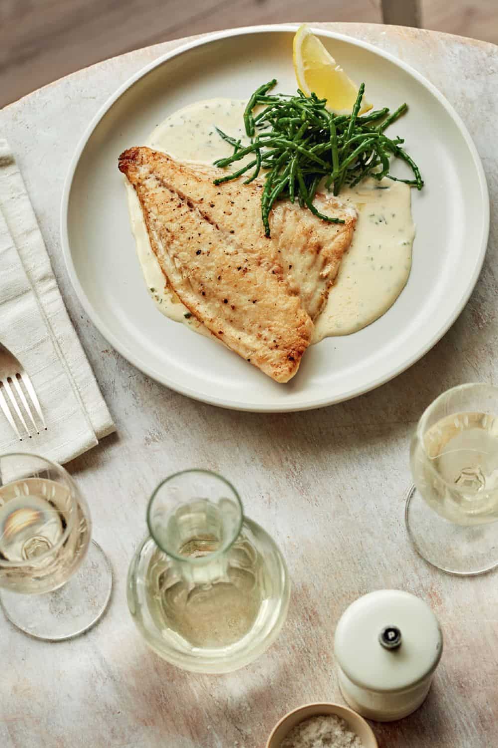 Mary Berry Sea Bream and Chive Cream Sauce - Mary Berry Recipes