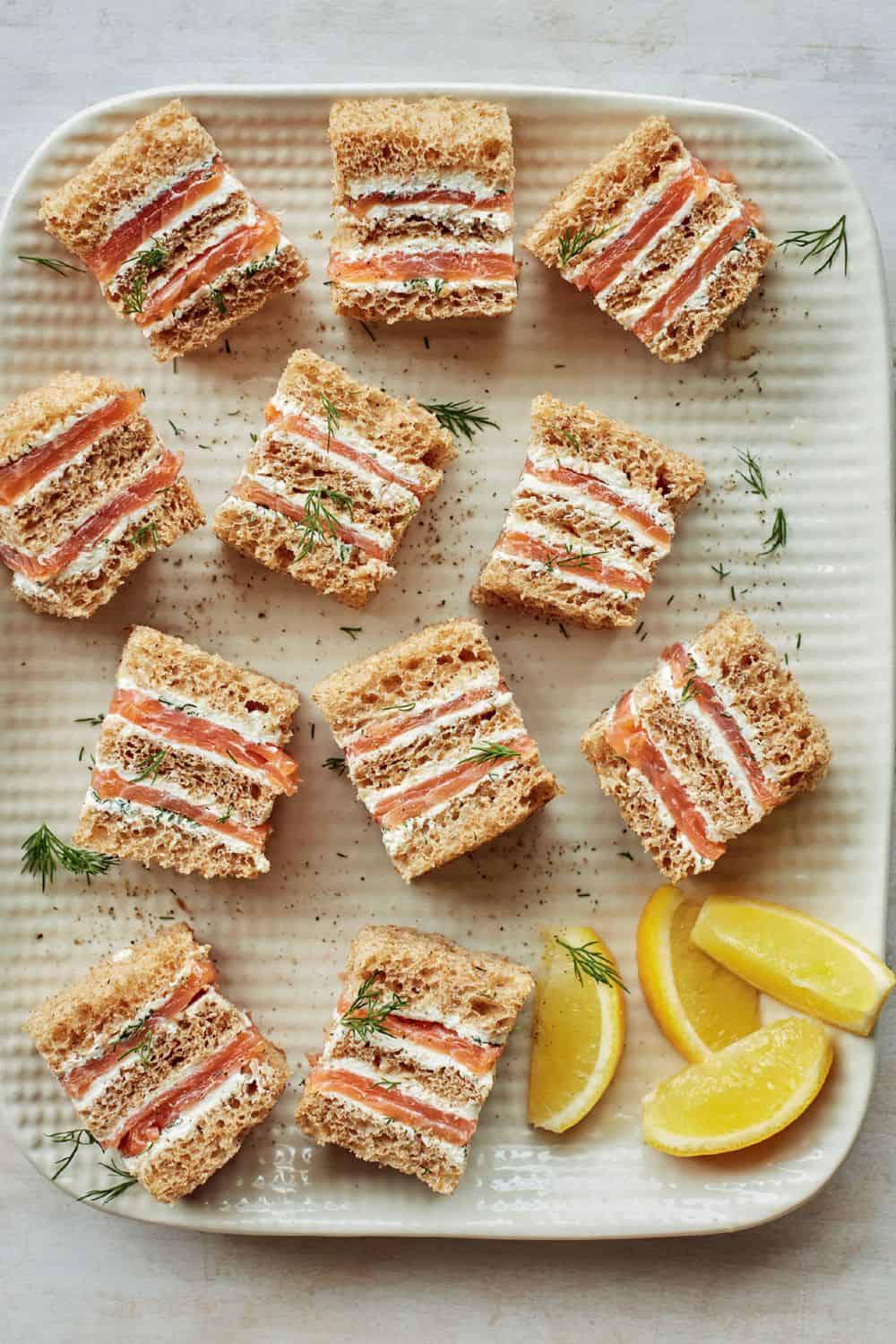 Mary Berry Smoked Salmon Canapé Sandwiches - Mary Berry Recipes