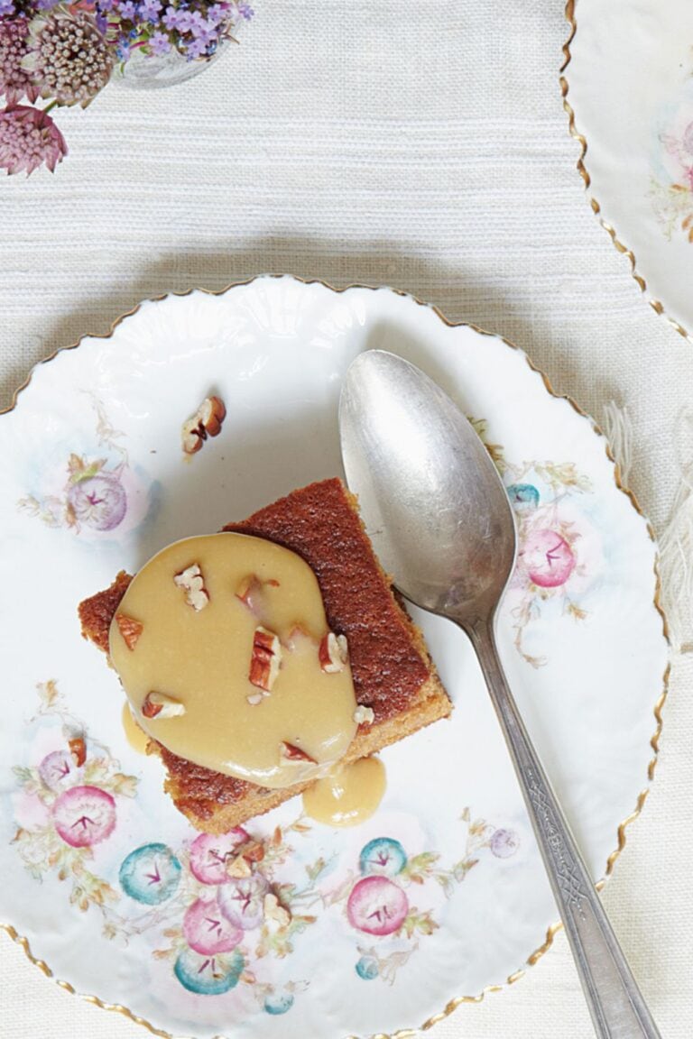 Mary Berry Pecan and Ginger Syrup Pudding Recipe - Mary Berry Recipes