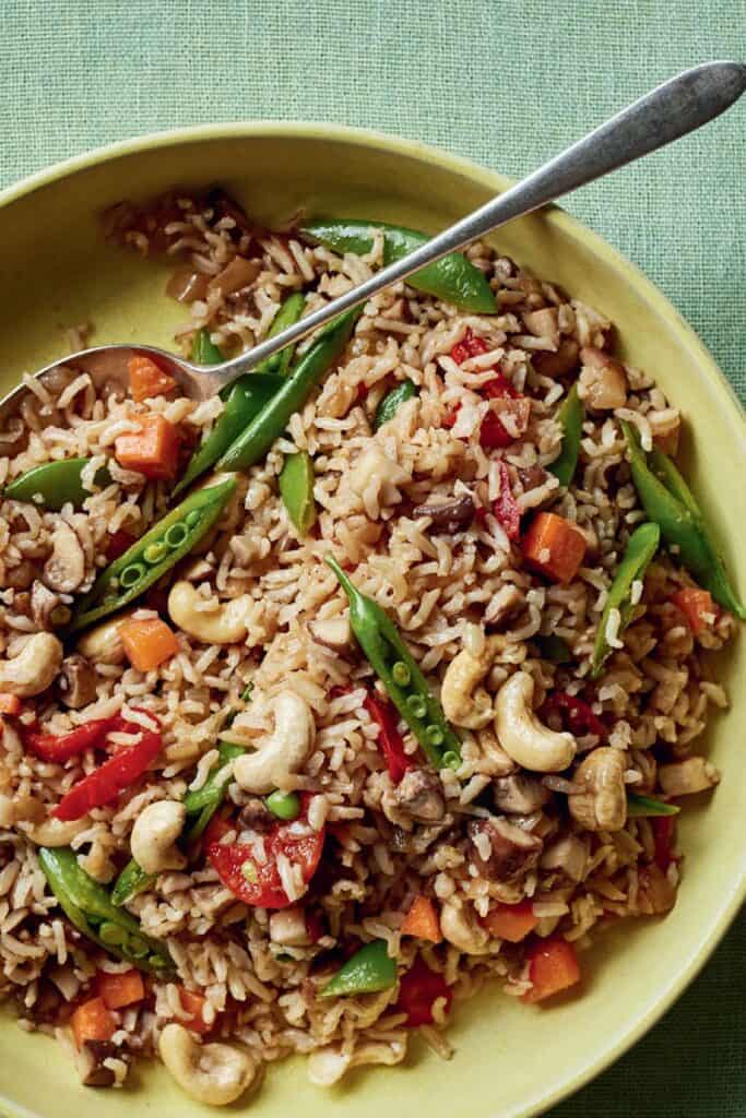 Mary Berry Super Quick Brown Rice Veg Stir-fry - Mary Berry Recipes